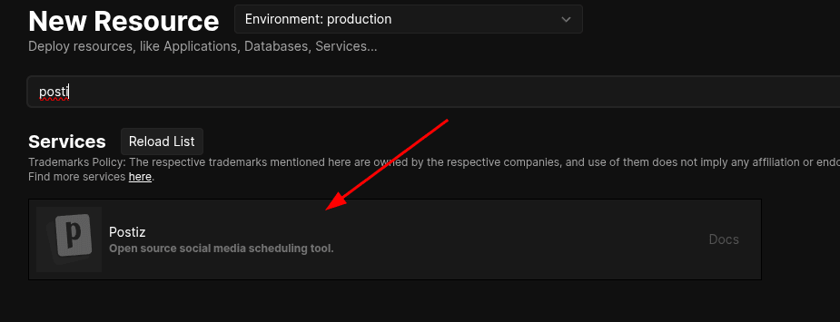 Installing and configuring Postiz to manage social networks